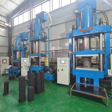 Special vulcanizing machine for air spring